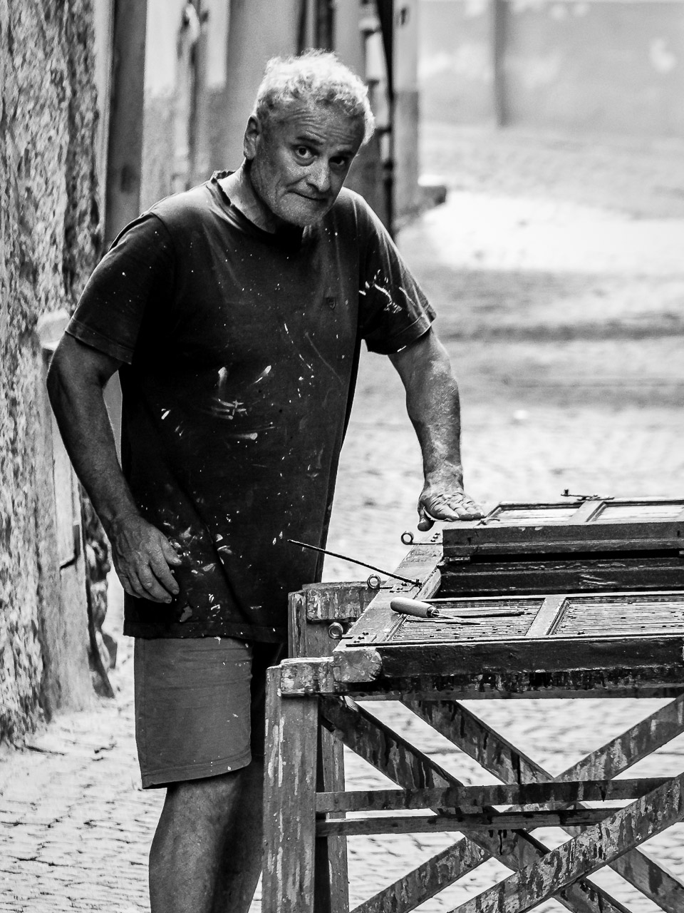 Man at work • Streets of Nuremberg • Street Photography